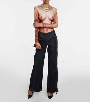 JEAN PAUL GAULTIER Tattoo Collection Bodysuit