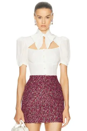 Alessandra Rich Button Up Blouses