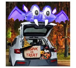 SYNCFUN Halloween Inflatable Bat Car Trunk Deco R