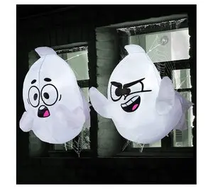 SYNCFUN Halloween Inflatable Window Ghost