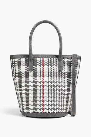Thom Browne Checked Bucket Bag