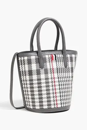 Thom Browne Checked Bucket Bag