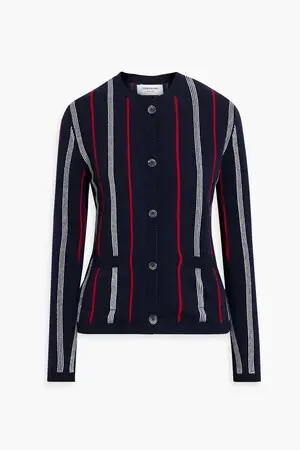 Thom Browne Striped Cashmere Cardigan