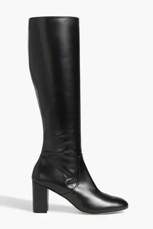 STUART WEITZMAN Sofia 75 Leather Knee Boots