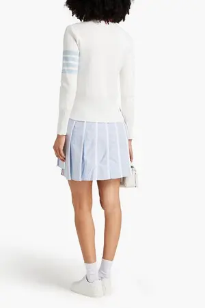Thom Browne Milano Striped Cotton Cardigan