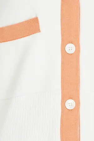 Thom Browne Milano Striped Cotton Cardigan