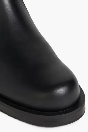 STUART WEITZMAN Maverick Buckled Leather Ankle Boots