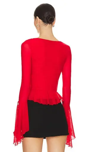 Majorelle Val Top - Red