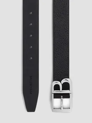 Balenciaga Classic B Belt - Black