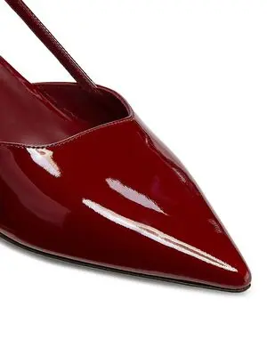 STUART WEITZMAN Vinnie 50mm Patent Leather Pumps - Rosewood