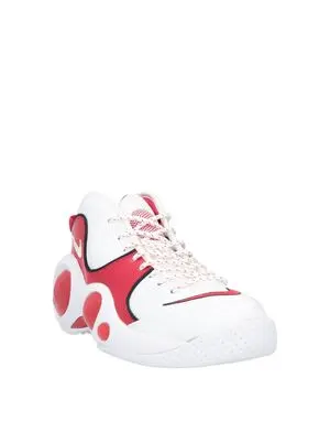 Nike Sneakers Size Soft Leather, Textile Fibers