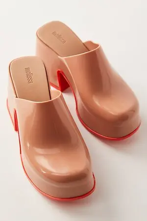 Melissa Melissa Mia Clogs Tan Combo