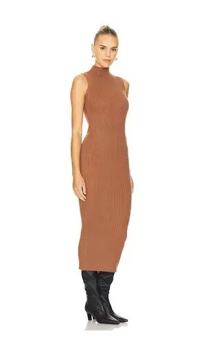 LOVERS AND FRIENDS Adalee Midi Dress - Brown