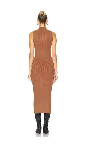 LOVERS AND FRIENDS Adalee Midi Dress - Brown