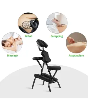 SKONYON Pu Leather Pad Travel Massage Chair