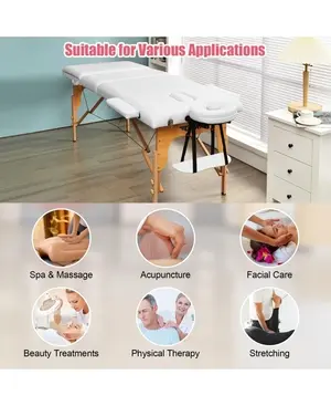 SKONYON 3-fold Portable Massage Table