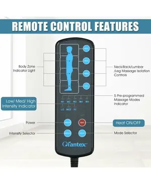SKONYON Foldable Massage Mat With Heat And 10 Vibration Motors