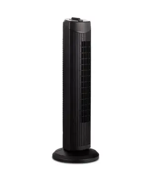 SKONYON Fantask 35w 28 Inch Quiet Bladeless Oscillating Tower Fan - Black