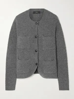 Arch4 Crocheted Cashmere Cardigan - Gray