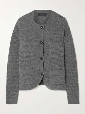 Arch4 Crocheted Cashmere Cardigan - Gray