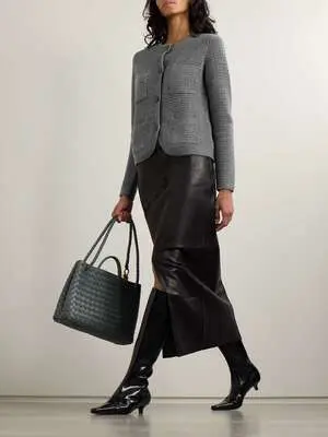 Arch4 Crocheted Cashmere Cardigan - Gray