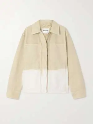 JIL SANDER Dégradé Denim Jacket - Beige