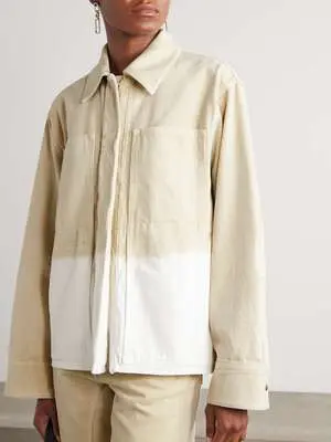 JIL SANDER Dégradé Denim Jacket - Beige