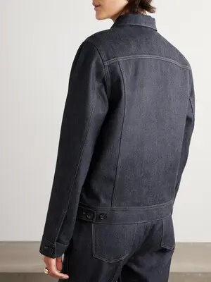 Loro Piana Kea Cotton And Cashmere-blend Denim Jacket