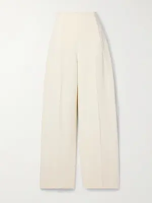 FFORME Peyton Crepe Wide-leg Pants - Cream