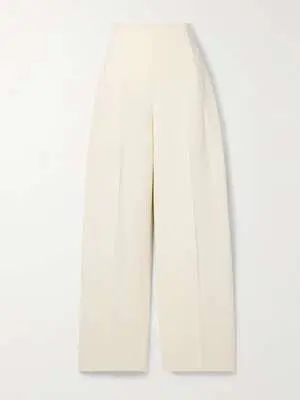 FFORME Peyton Crepe Wide-leg Pants - Cream