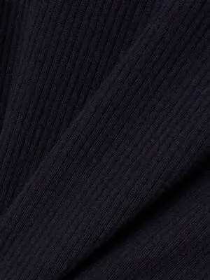 Loro Piana Taupo Ribbed-knit Wool Turtleneck Sweater