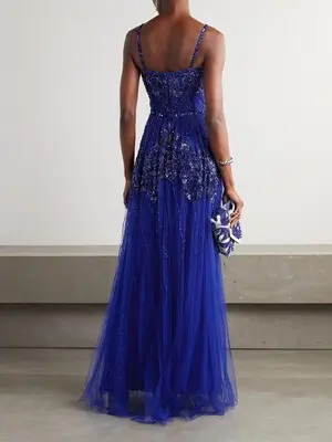 Zuhair Murad Embellished Tulle Gown