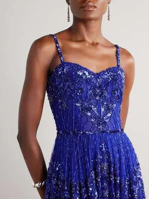 Zuhair Murad Embellished Tulle Gown