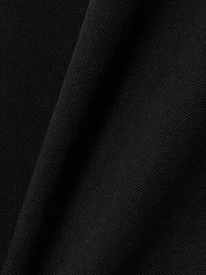 Dolce & Gabbana Wide-leg Wool-blend Trousers - Black