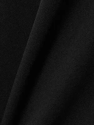 Dolce & Gabbana Wide-leg Wool-blend Trousers - Black
