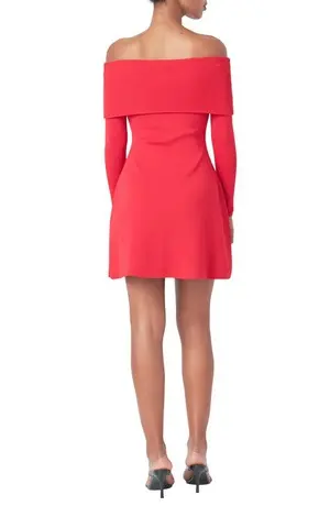 Endless Rose Long Sleeve Knit Minidress