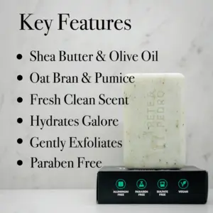 PETE & PEDRO Fresh Natural Body Bar Soap