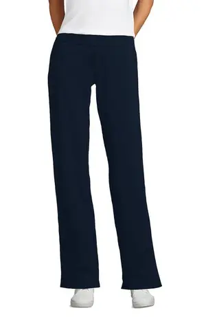 LANDS' END Mid Rise Straight Leg Knit Pants