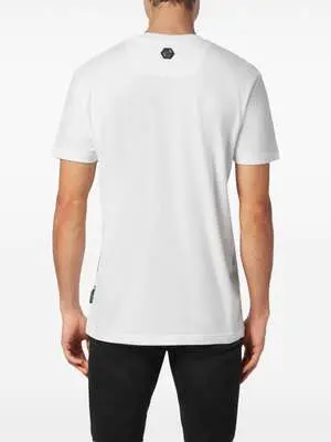 Philipp Plein Skull-print Round-neck T-shirt - White