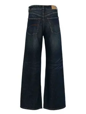 JNBY Color-block Straight Leg Jeans