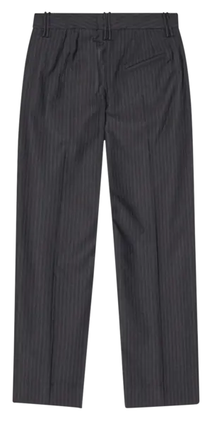 GANNI Pleated Pinstripe Trousers