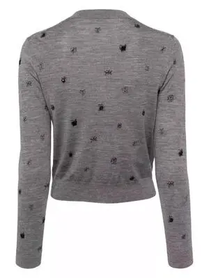 JNBY Sequin-embellished Cropped Sweater