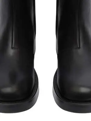 COURREGES Rider Leather Boots - Black