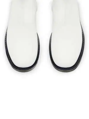COURREGES Rider Leather Boots - White