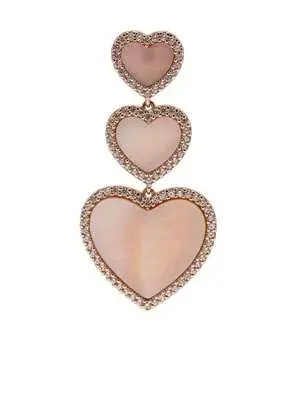 APM MONACO Nacre Heart Earrings