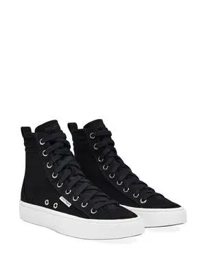 COURREGES Canvas Hi-top Sneakers
