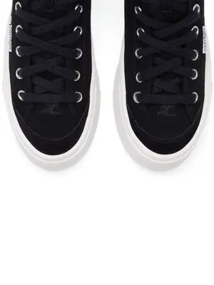 COURREGES Canvas Hi-top Sneakers