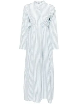 BAMBAH Striped Tie String Kaftan