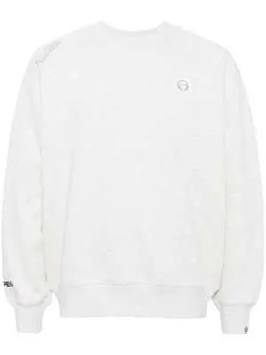 AAPE BY *A BATHING APE Logo-patch Crew-neck Sweatshirt