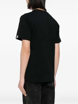A BATHING APE Logo Print T-shirt - Black
